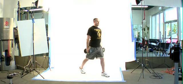 Jump Switch Lunges With Free Weights SIDE View (not for the faint of ...