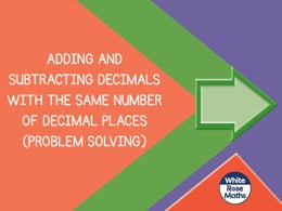 Sum5 3 2 Adding And Subtracting Decimals With The Same Number Of 