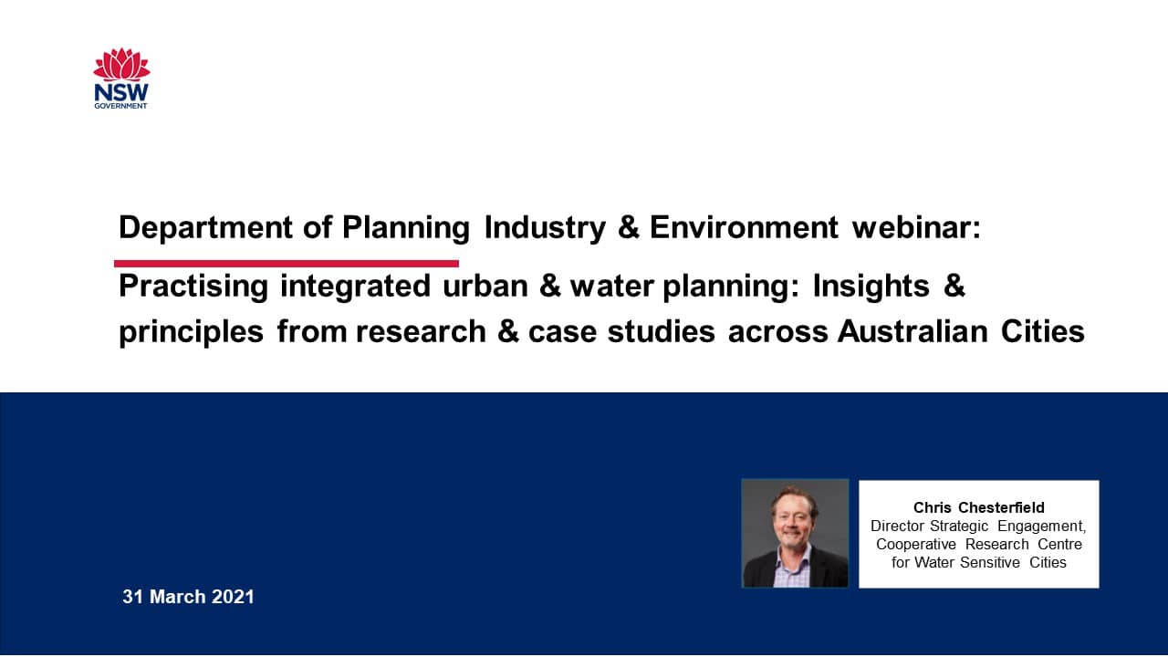 DPIE Connects 2021: Practising integrated urban & water planning ...