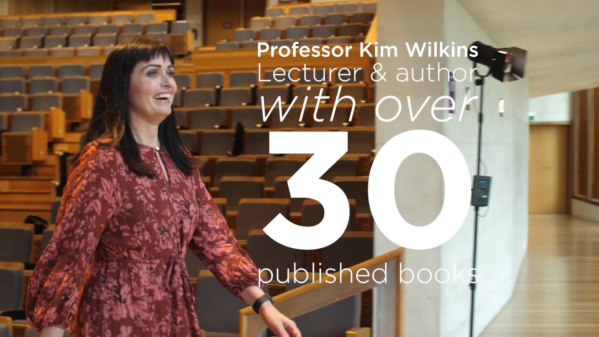 Professor Kim Wilkins on Vimeo