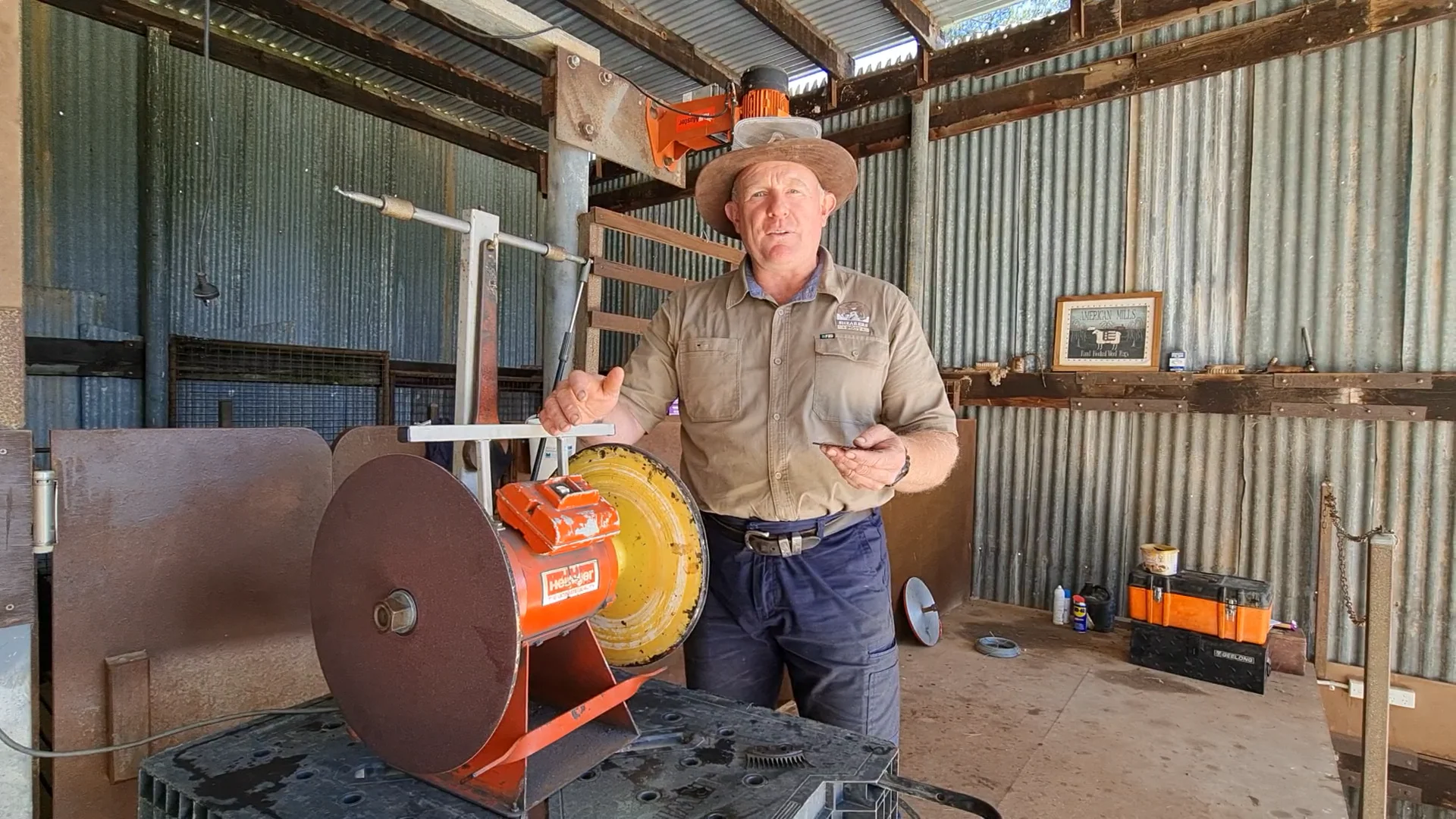 Sharpening Grinding Service for Shearing Blades Combs and Cutters on Vimeo