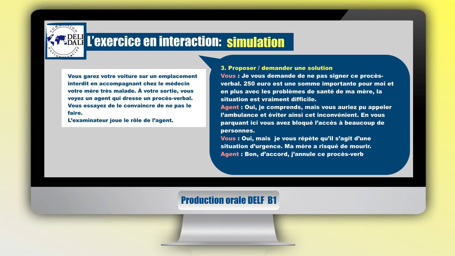Production orale DELF B1 : l’exercice en interaction on Vimeo