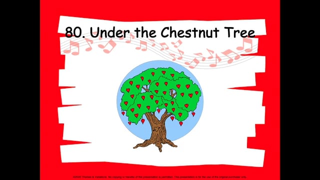 Under the Chestnut Tree | MusicplayOnline
