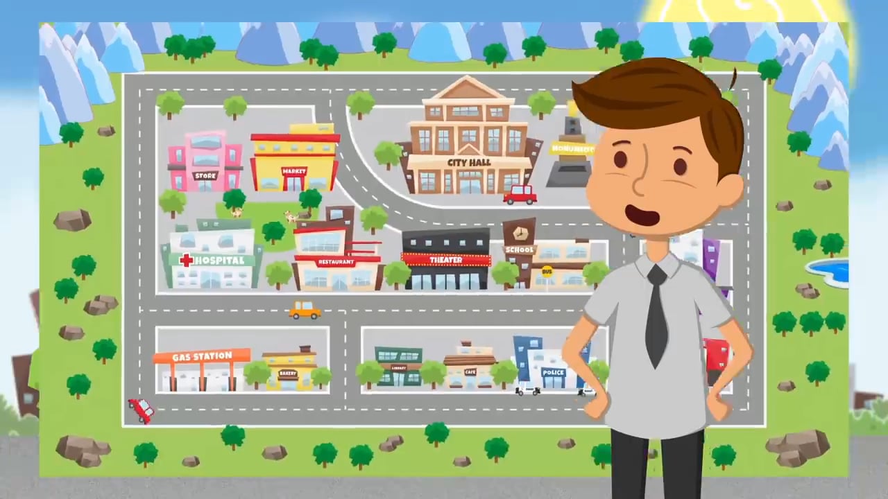 Places in a city - English Educational Videos _ Little Smart Planet.mp4 ...