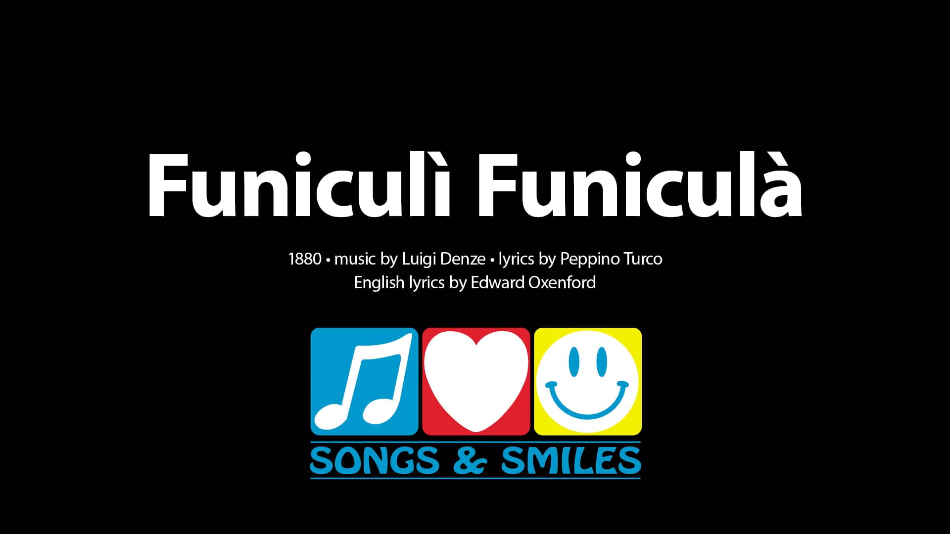Singalong: “Funiculi Funicula” (English lyrics) on Vimeo