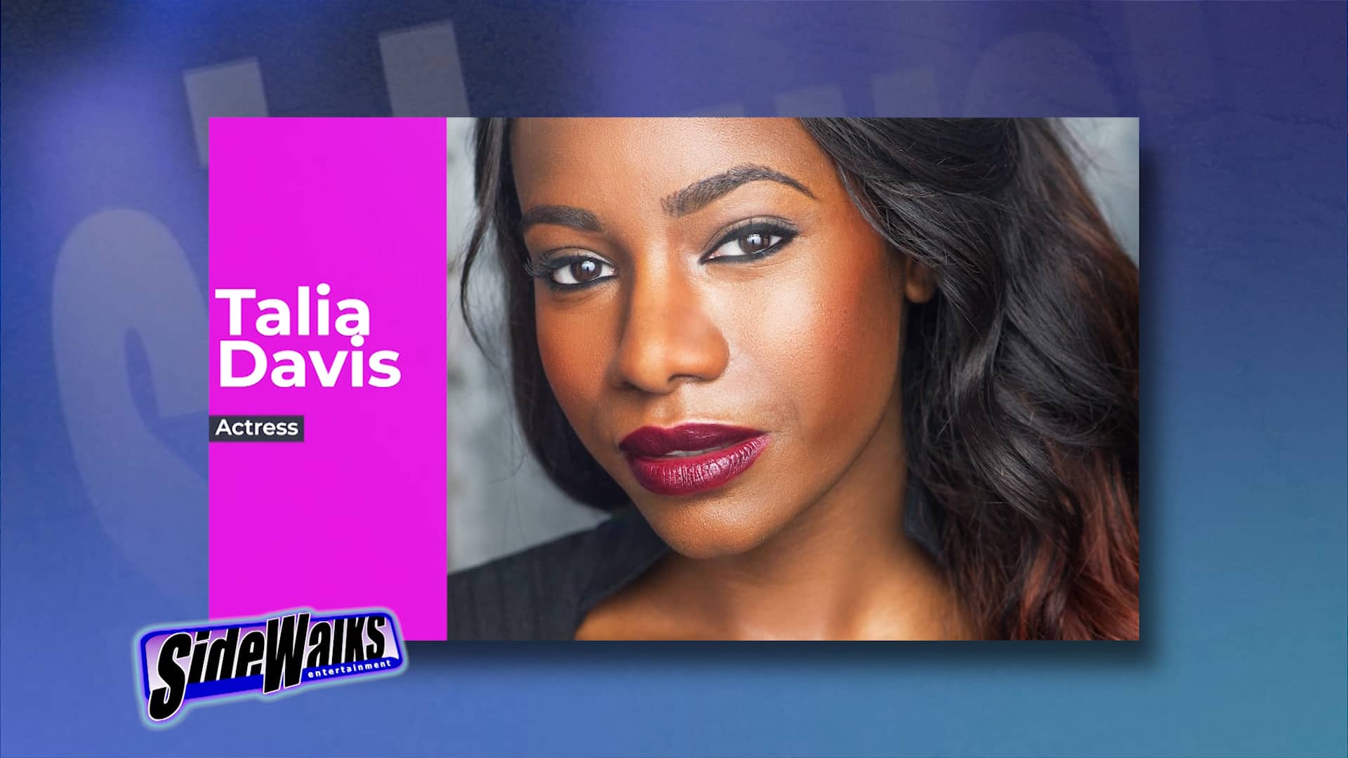 Actor's Spotlight: Talia Davis on Vimeo