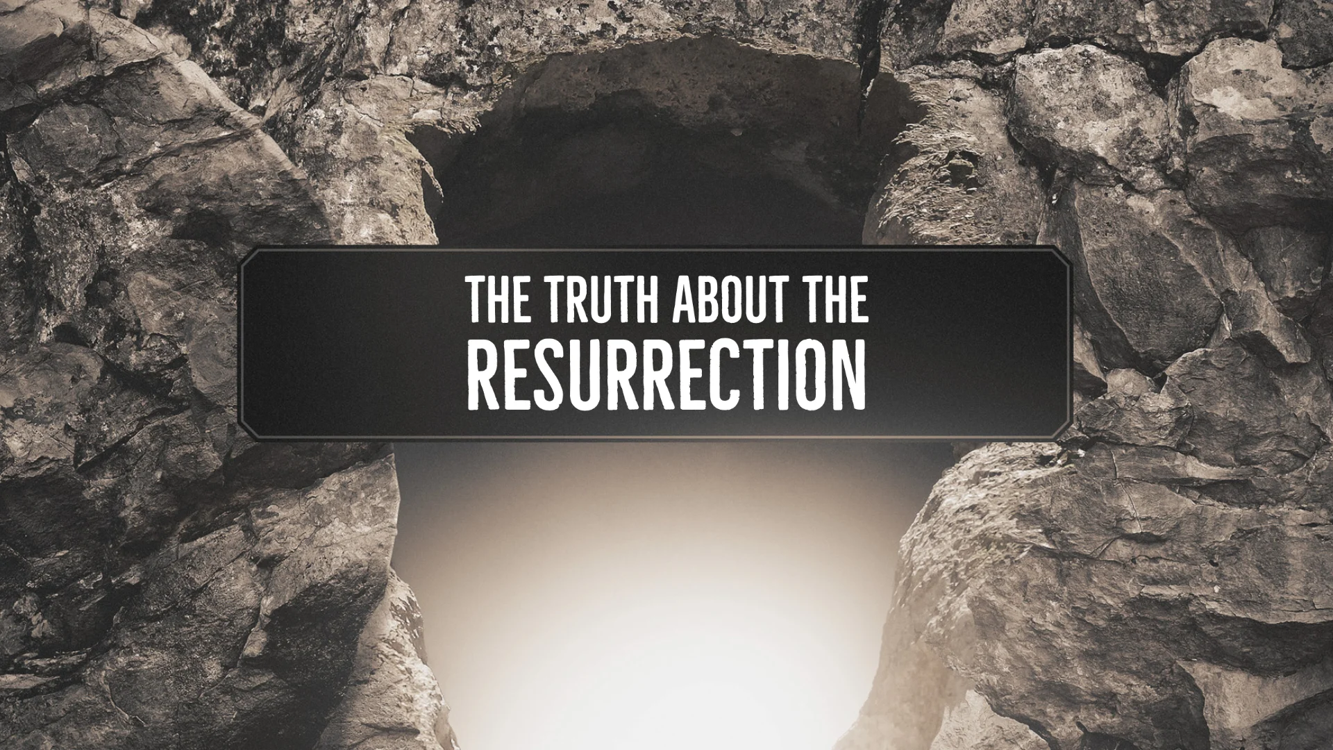 The Truth About the Resurrection on Vimeo