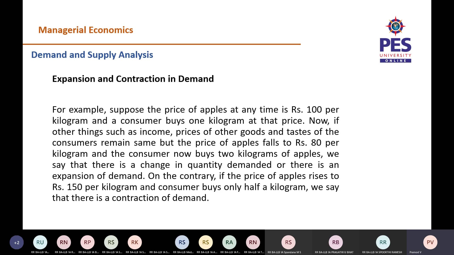 Expansion, Contraction, Increase and Decrease in Demand on Vimeo