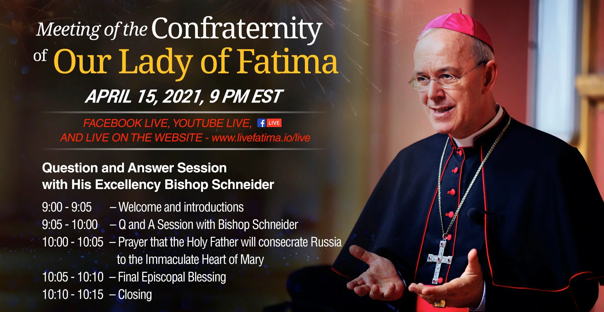 Meeting of the Confraternity of Our Lady of Fatima - April