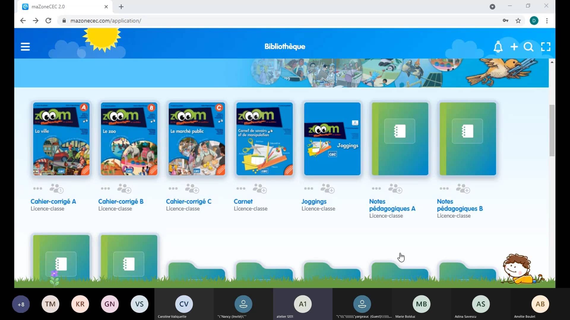 MaZoneCEC - faciliter votre enseignement à distance au primaire.mp4 on ...