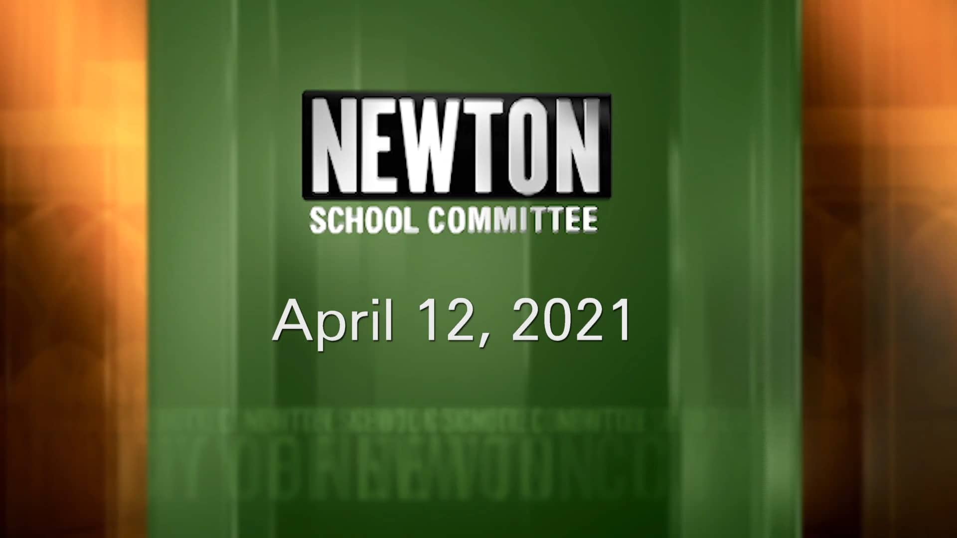 Newton School Committee April 12, 2021 on Vimeo