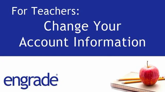 Engrade: How to Change Your Account Info on Vimeo