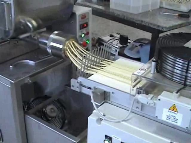 Extruder pasta machine P/30: fusilli, fettuccine, maccaroni, spaghetti ...