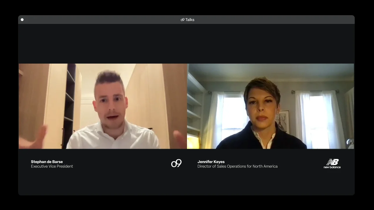 o9 Talks to Jennifer Keyes from New Balance on Vimeo