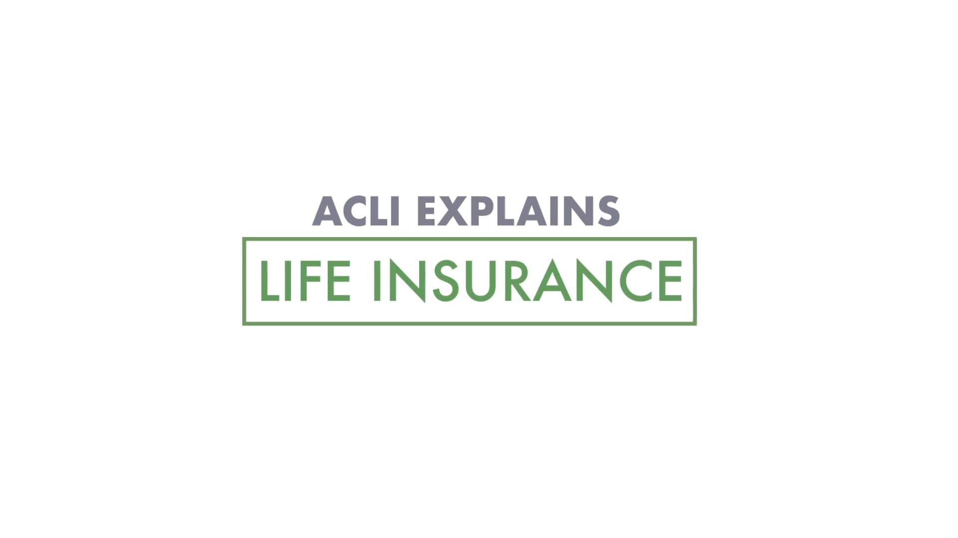 ACLI Explains: Life Insurance on Vimeo
