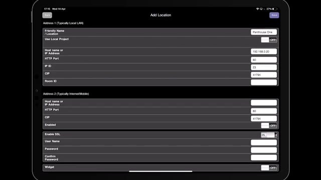 Crestron Go App iPad on Vimeo
