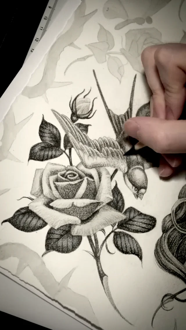 Freddy Corbin Tattoo Rose