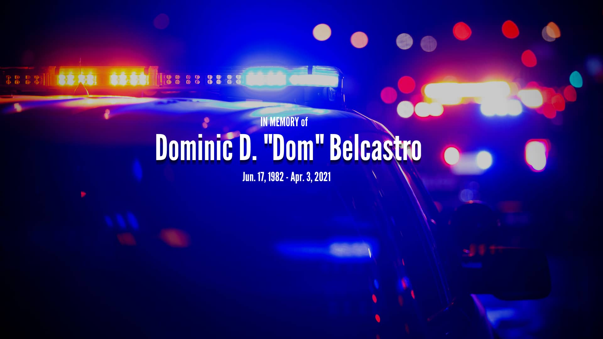 Dominic D. "Dom" Belcastro Service on Vimeo