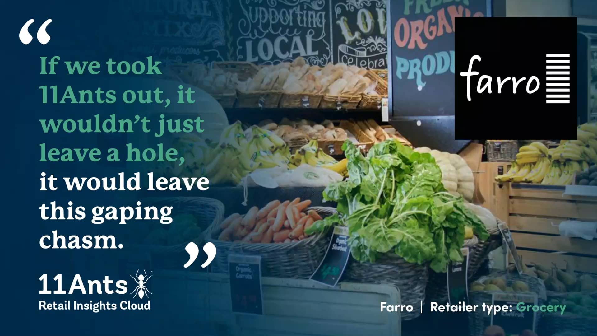 11Ants Retail Insights Cloud | Farro Case Study on Vimeo