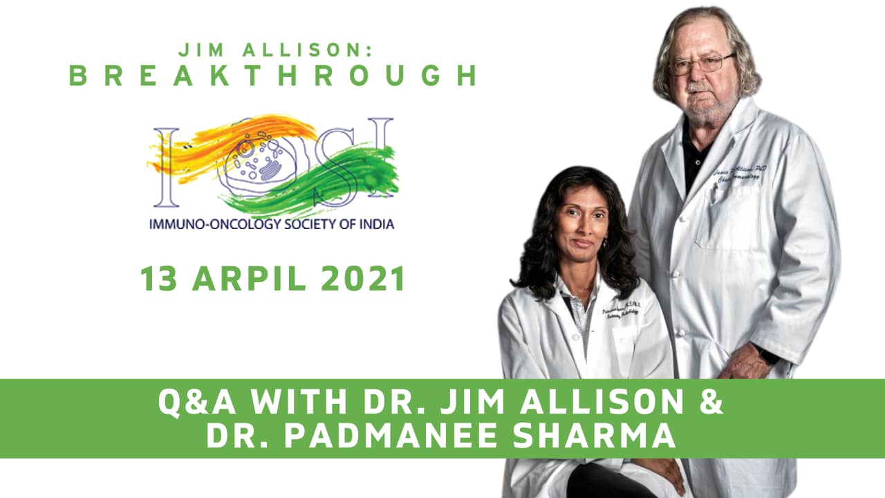 I-OSI Q&A with Dr. Jim Allison and Dr. Pam Sharma on Vimeo