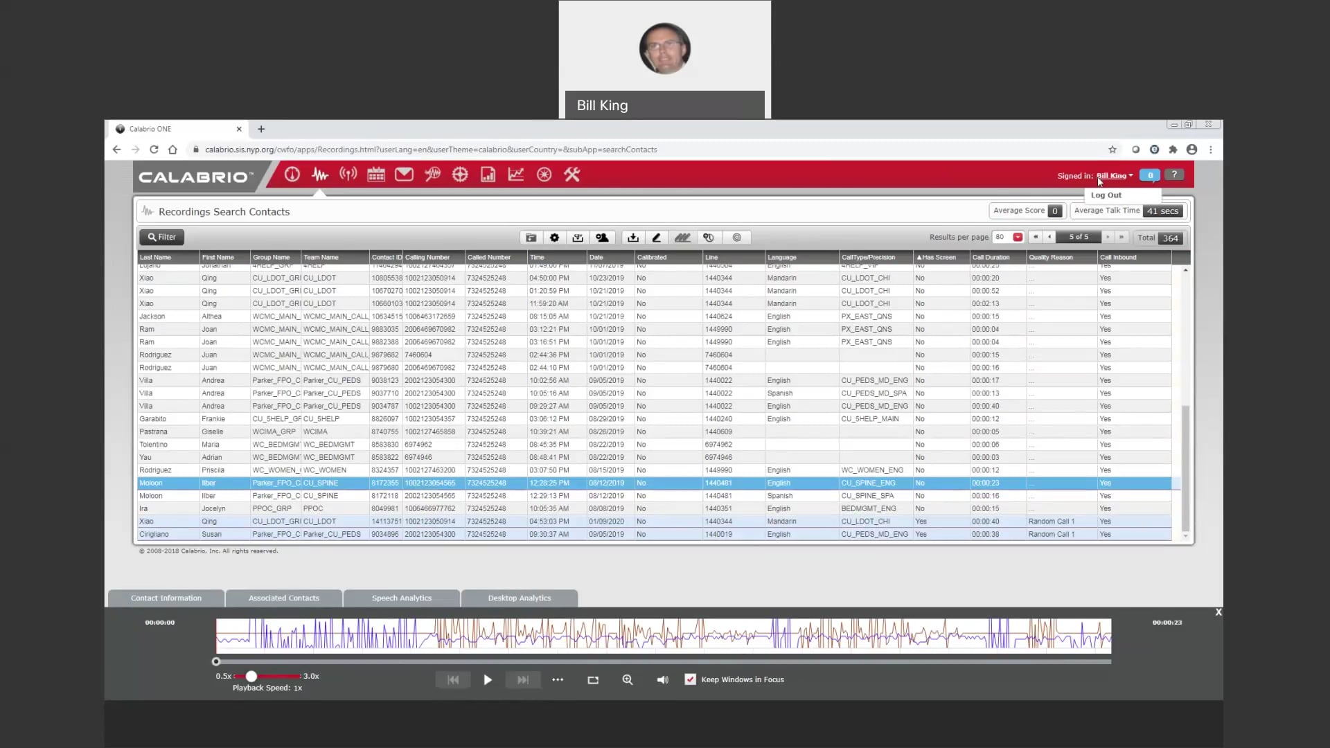 Calabrio recording find and export 7-28-20 on Vimeo