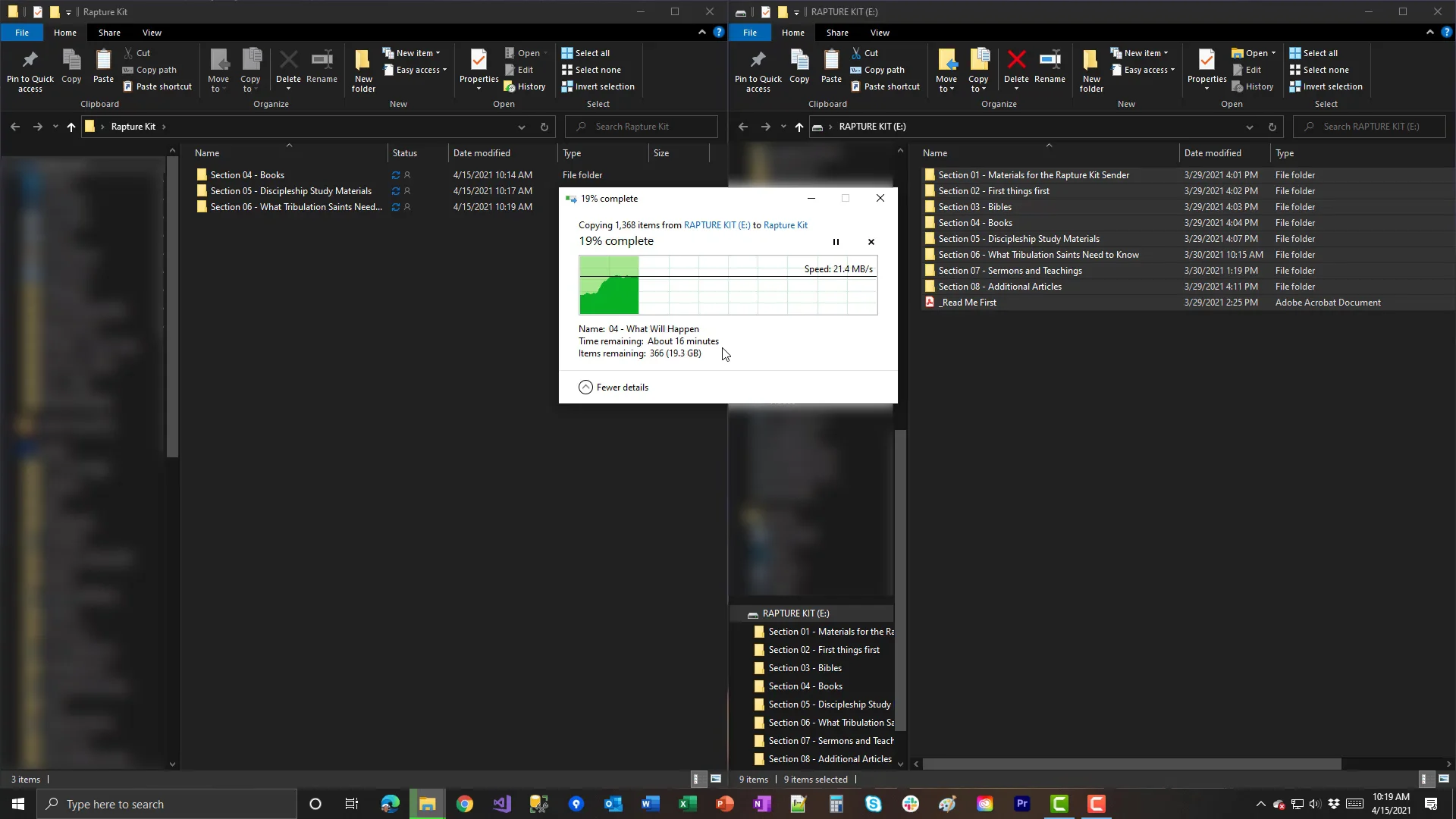 How to copy the Rapture Kit to your computer on Vimeo