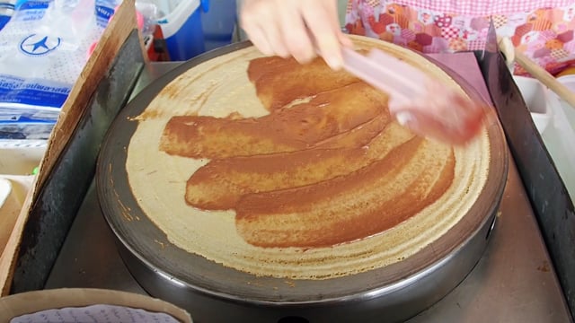 Japanese Crepe, How To Make Crepe, Crepes. Free Stock Video - Pixabay