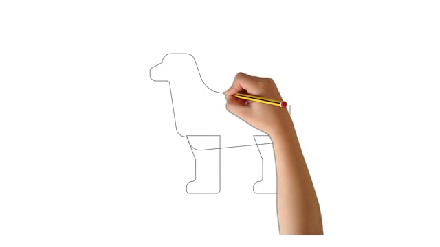 Dog Hand Drawing Drawings White - Free video on Pixabay