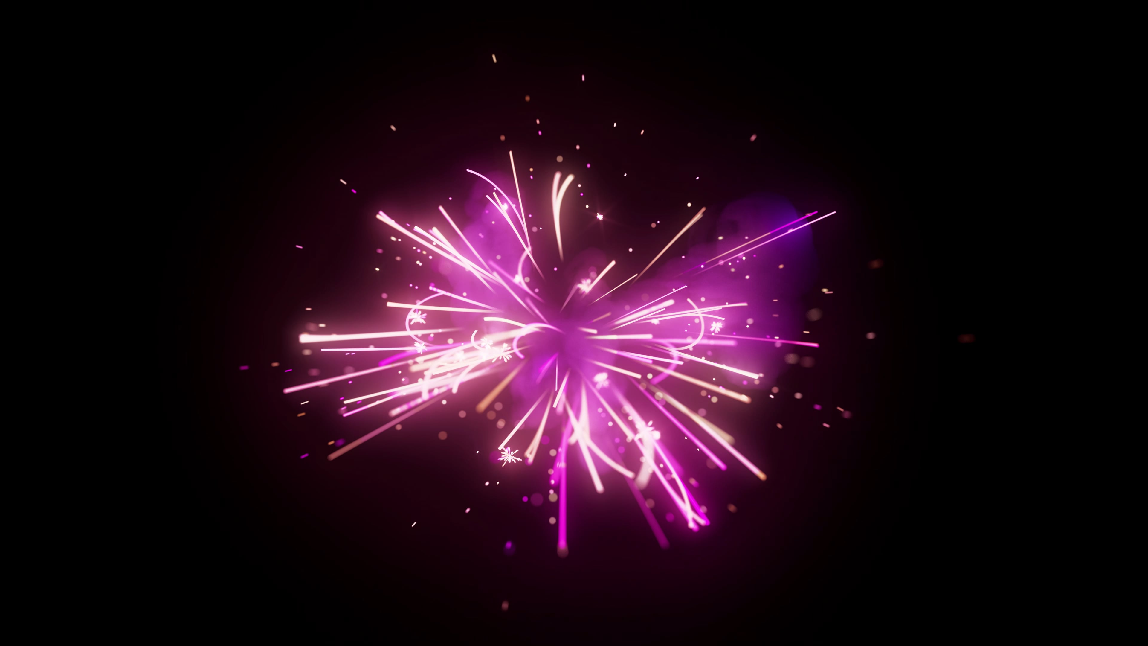Houdini Swirly Magic Firework Particles on Vimeo