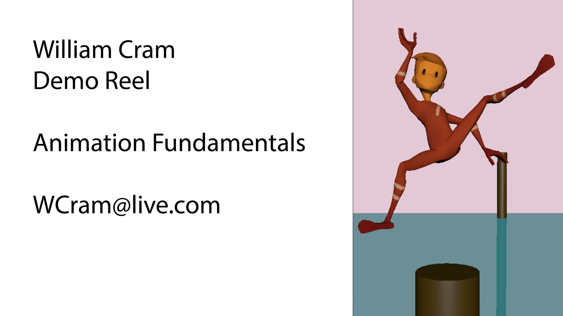 William Cram - Animation Demo Reel on Vimeo
