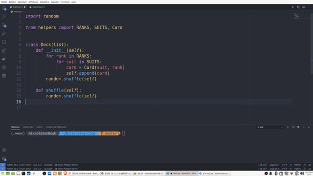 Implémentez le Modèle pour votre application - Écrivez du code Python maintenable - OpenClassrooms