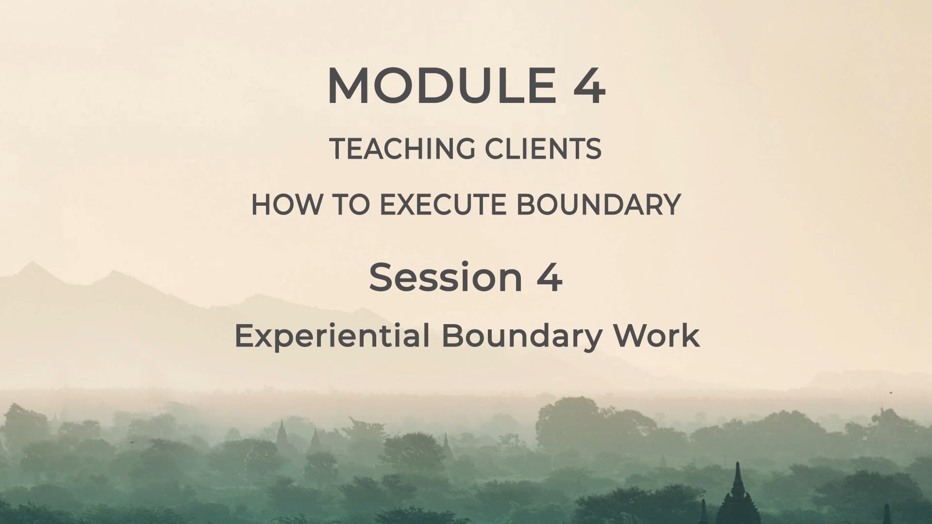 Module 4: Executing Boundaries Interpersonally - learn.therapywisdom.com
