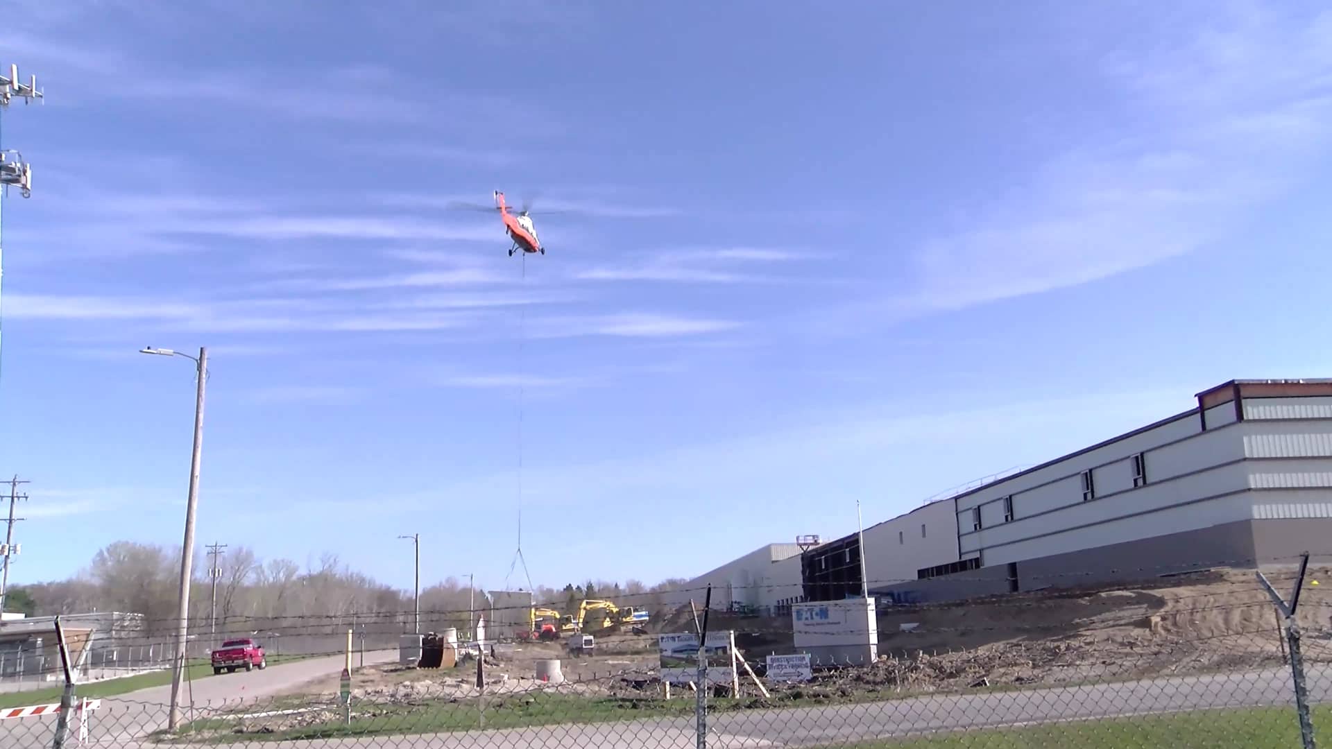 Eaton Badger Drive Waukesha - Helicopter Lifts on Vimeo