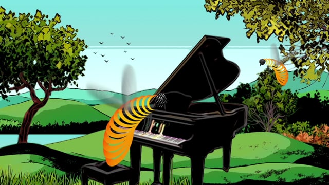 Bee Piano Keyboard - Free video on Pixabay