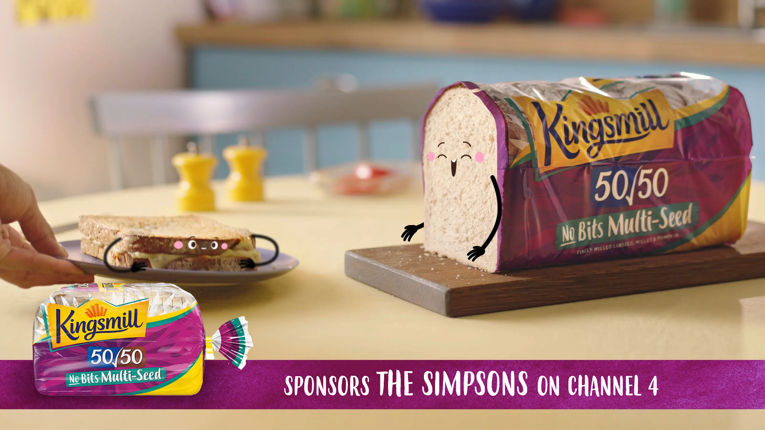 Kingsmill Channel Four Simpsons Sponsorship - Cheese Monster 15"