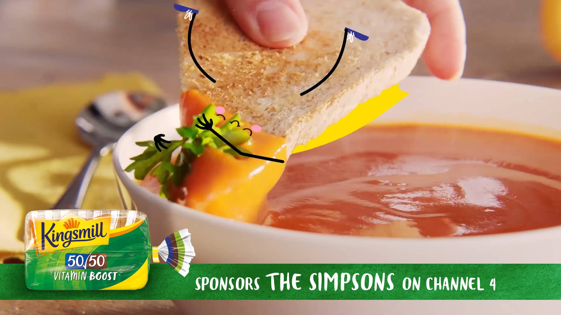 Kingsmill Channel Four Simpsons Sponsorship - Soup 10" on Vimeo