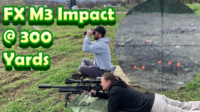 FX M3 Impact Target Shooting at 300 Yards | Plus Exploding Targets ...