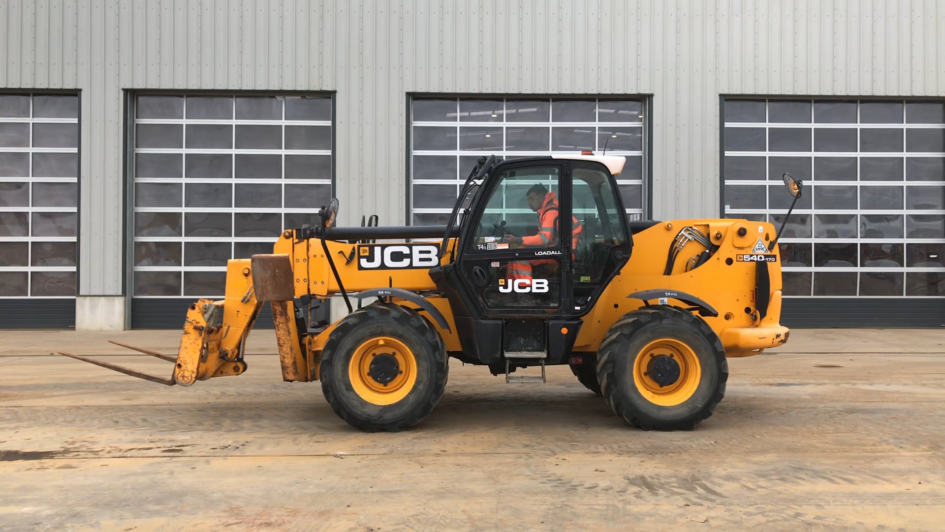 JCB 540-170 Turbo Powershift Telehandler, Joystick Controls, Sway, WLI ...