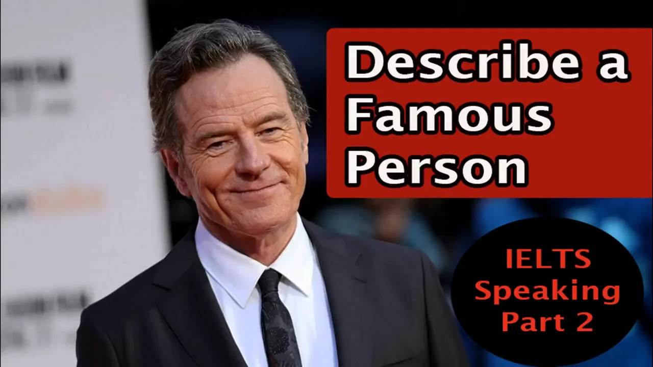 Describe a Famous Person you Admire [for IELTS Speaking Part 2].mp4 on ...