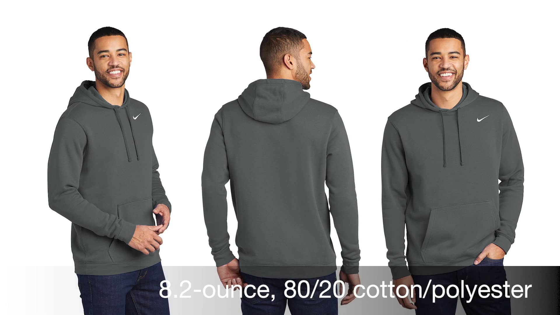 NIKE® CLUB FLEECE PULLOVER HOODIE. CJ1611 on Vimeo