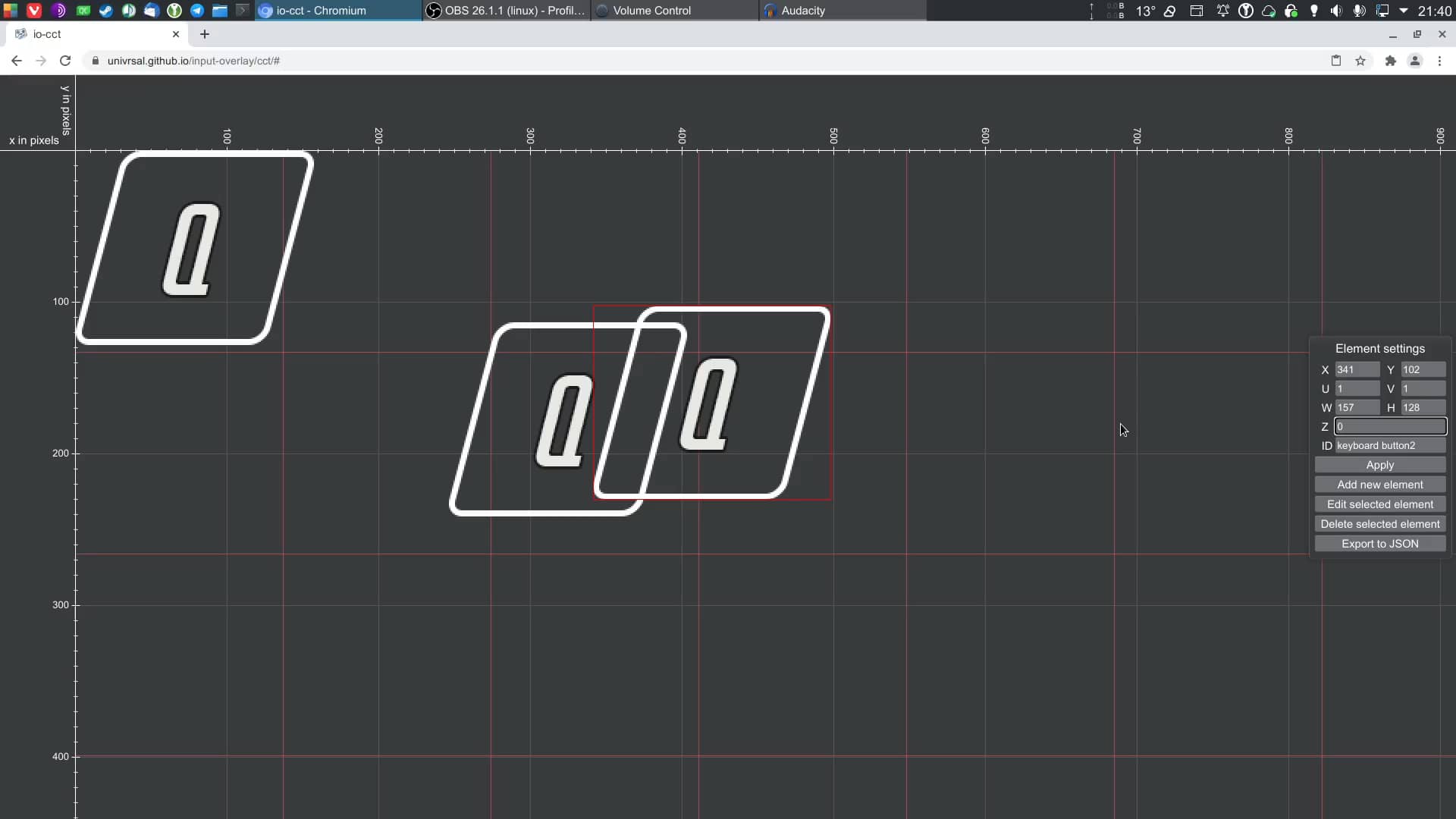 Input Overlay - Config creation tool basics on Vimeo