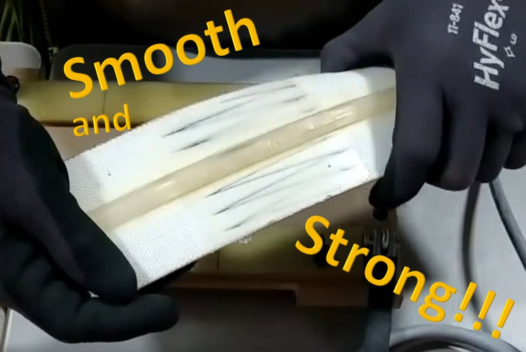 Vulcanizing IntelliQ Belts on Vimeo