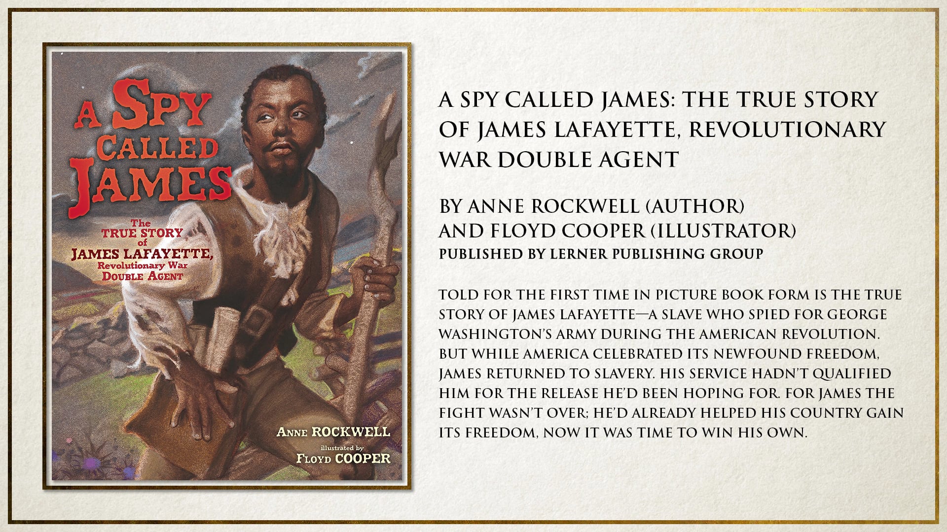 Hamilton Read Along: Bryson Bruce reads "A Spy Called James" on Vimeo