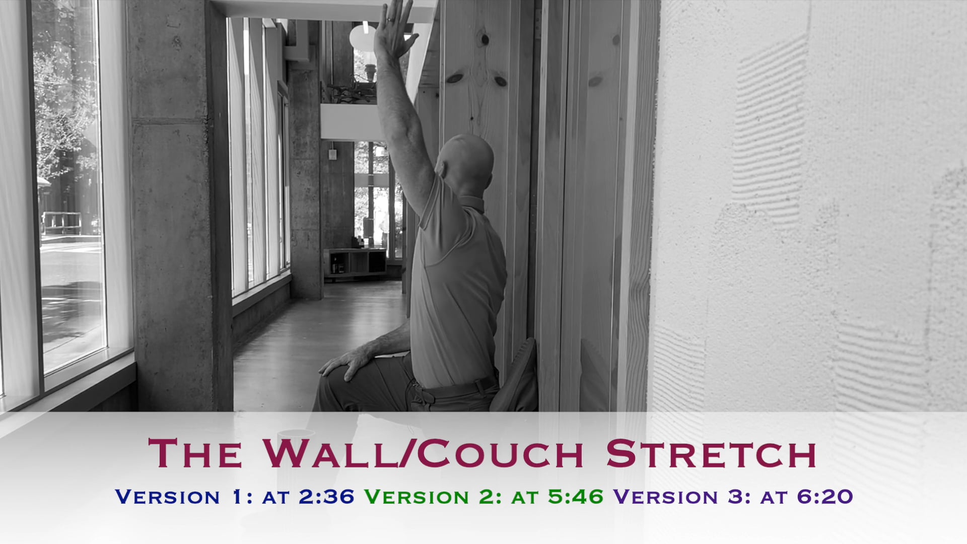 Wall/Couch Stretch on Vimeo