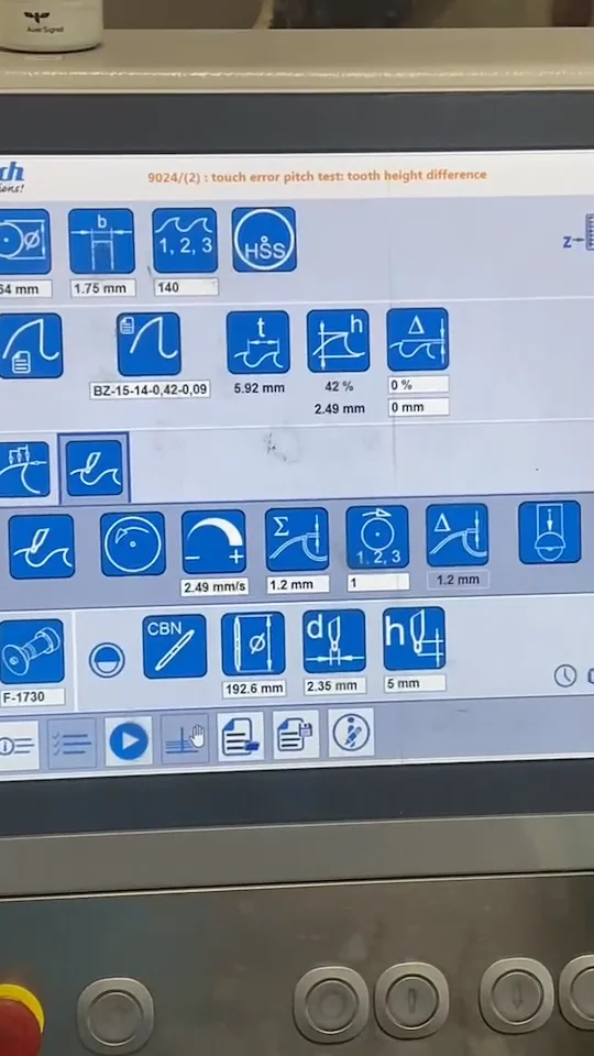 tooth pitch error.mp4 on Vimeo