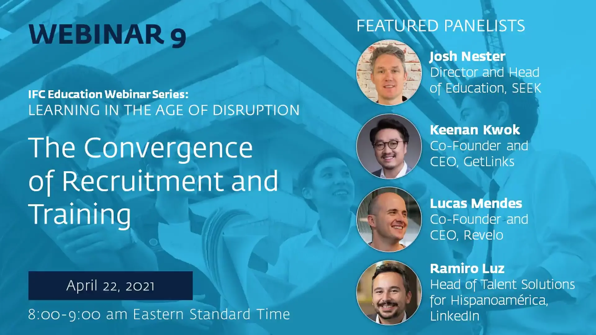 IFC Education Webinar Series: The Convergence of Recruitment and ...