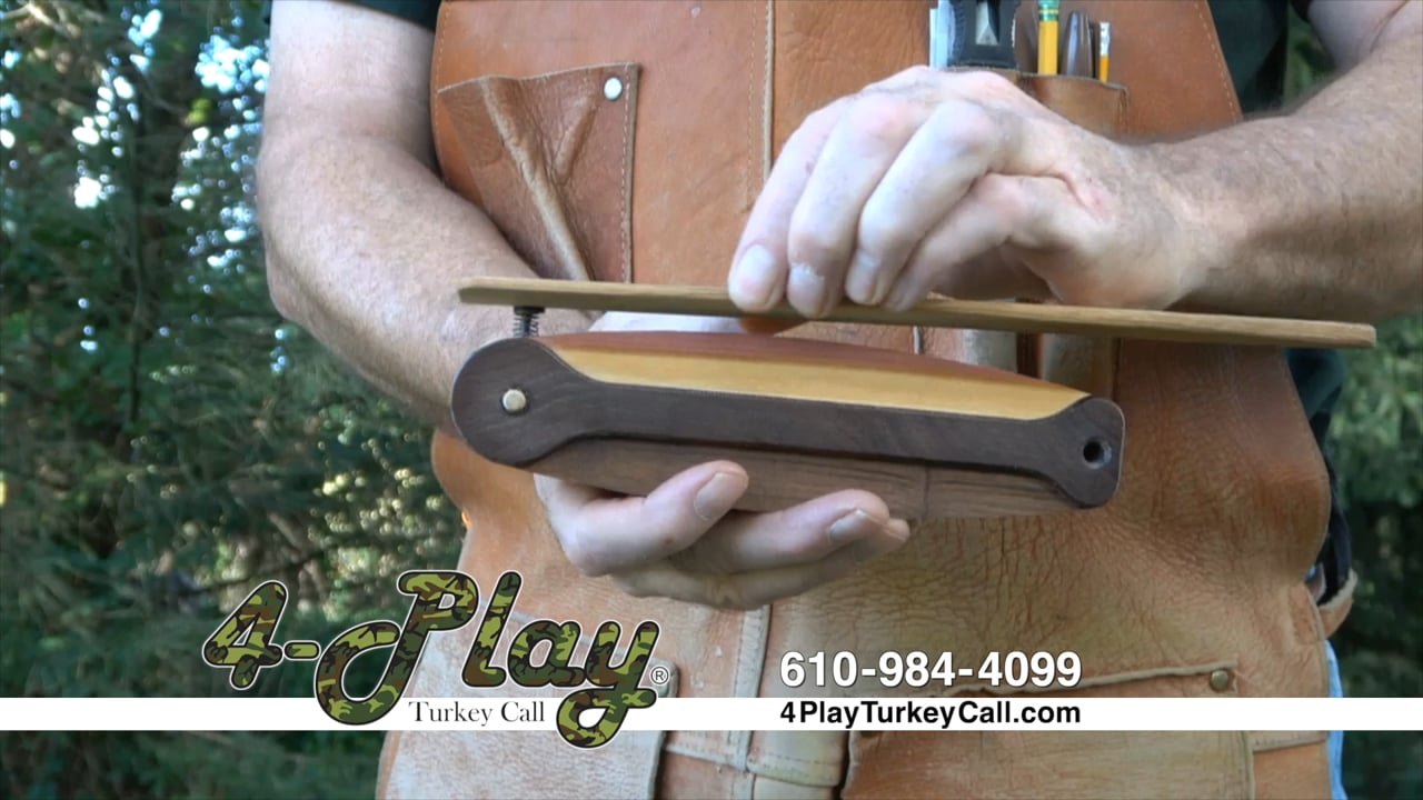 4-Play Turkey Call - Hand made turkey calls with 4 sound boards