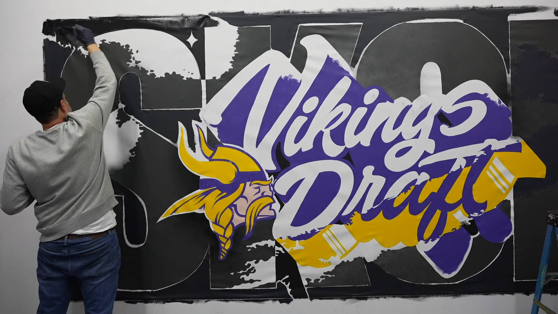 Vikings Mural on Vimeo