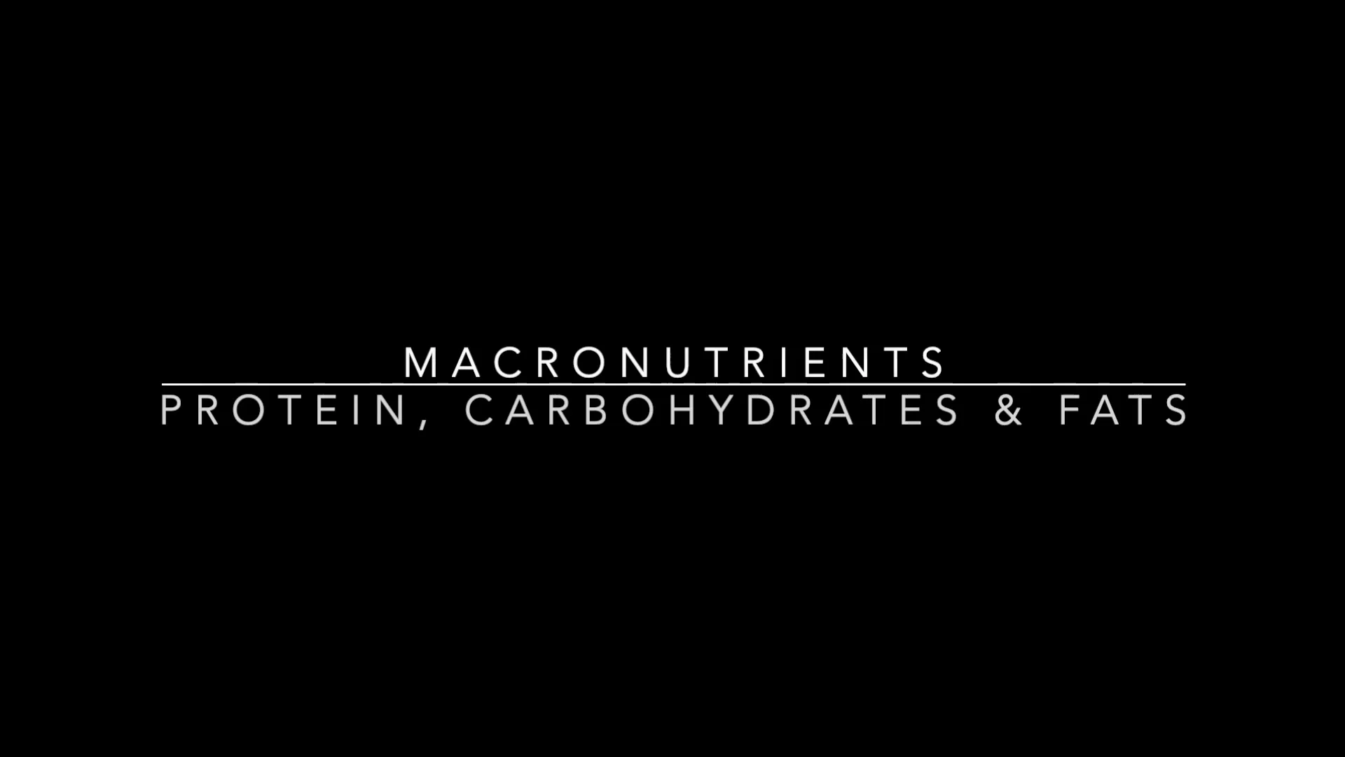 Macronutrients What You Need To Know