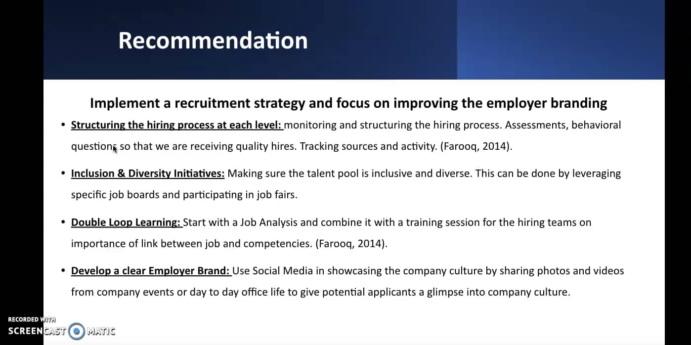 Assignment: 2 Recruitment Strategy on Vimeo